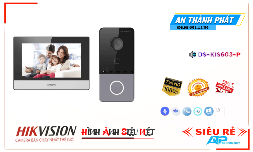 DS-KIS603-P Hikvision Lắp Đặt Camera Wifi
